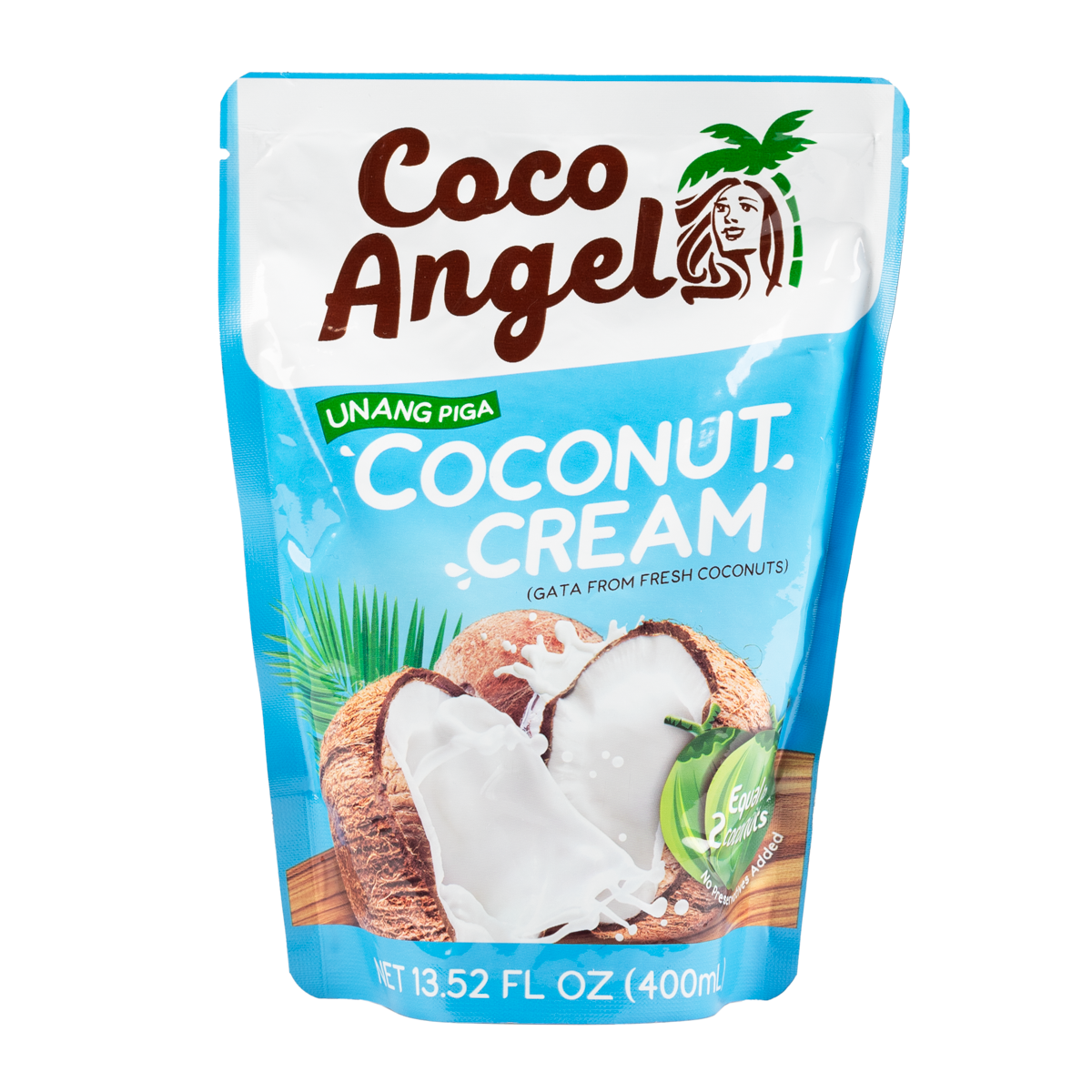 Coco Angel Coconut Cream Pouch - 400 mL – Lili Mart