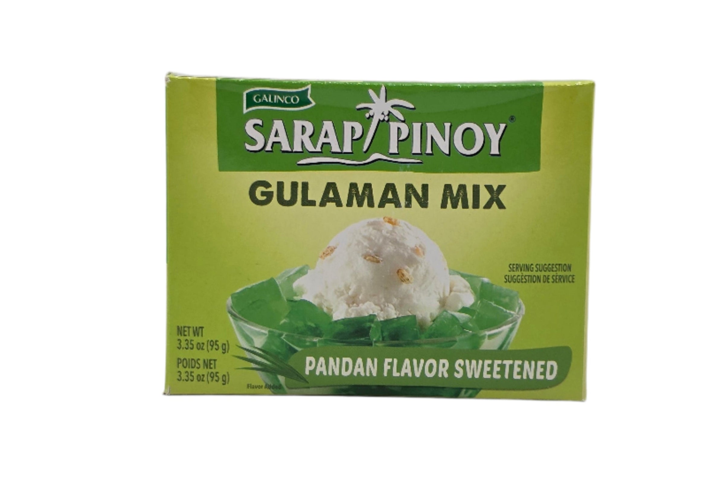 Galinco Sarap Pinoy Gulaman Mix Pandan Flavor Sweetened - 3.35oz – Lili ...