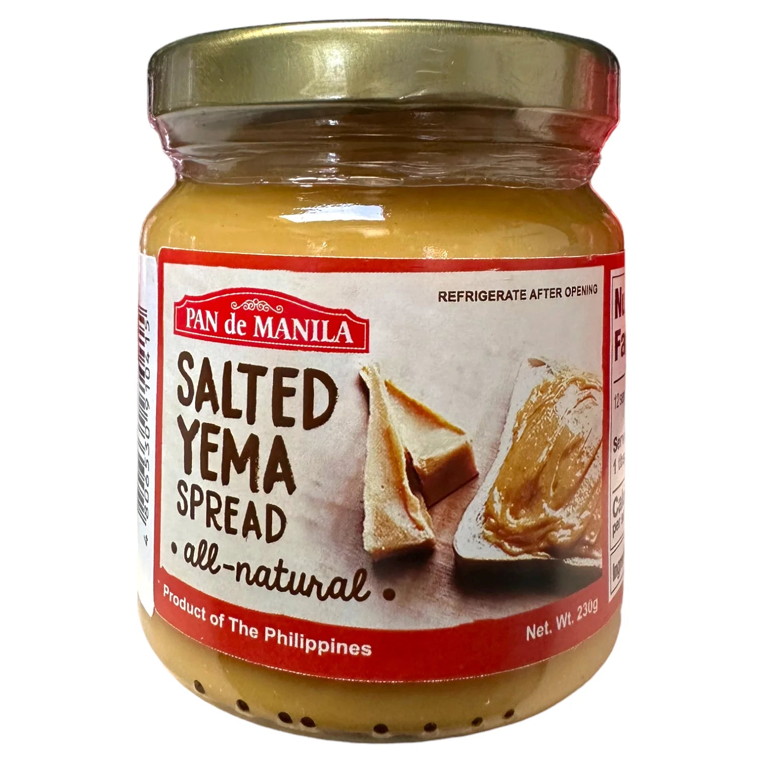 Pan de Manila Salted Yema Spread - 230g – Lili Mart