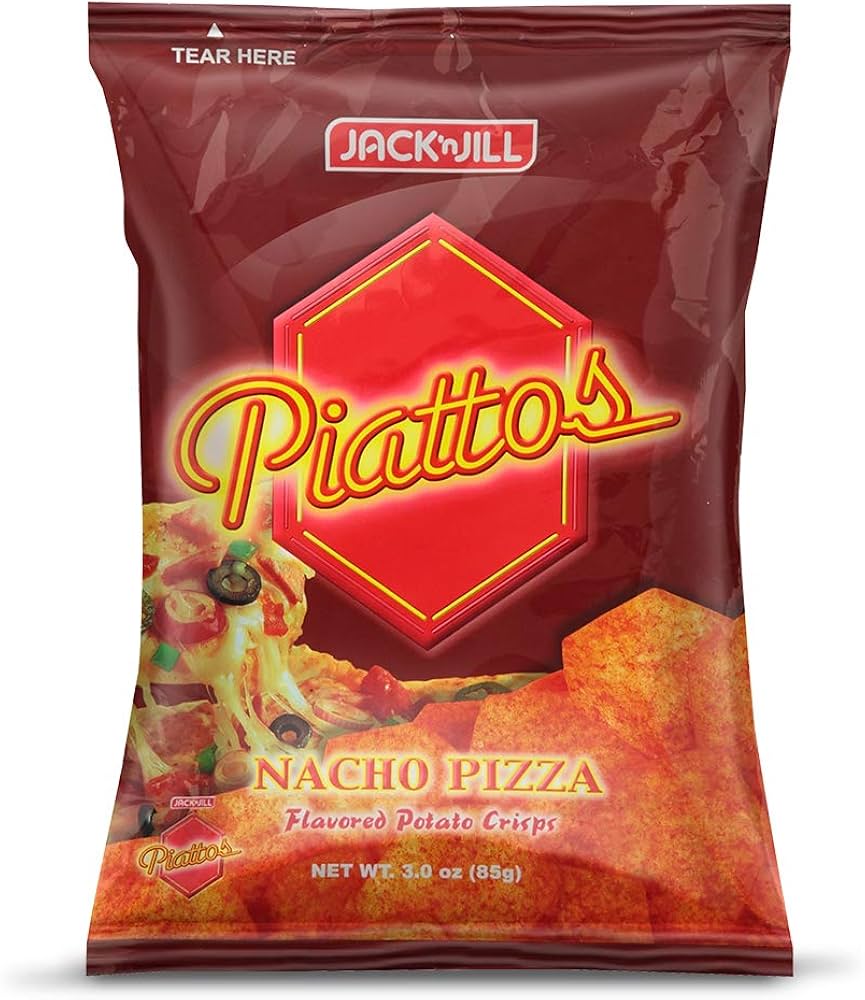 Jack 'n Jill - Piattos Nacho Pizza Flavored Potato Crisps - 85g – Lili Mart