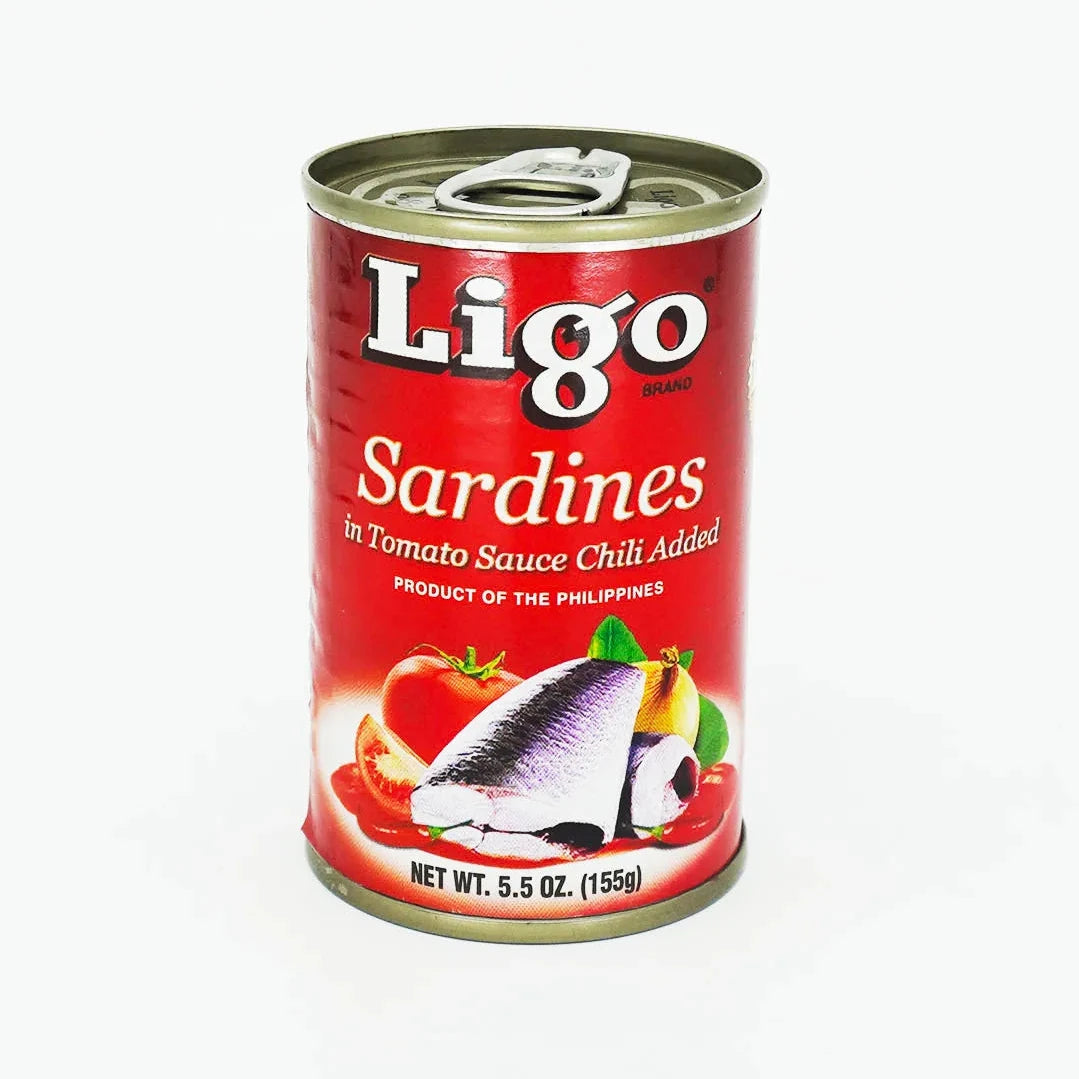 Ligo Sardines in Tomato Sauce with Chili - 155g – Lili Mart