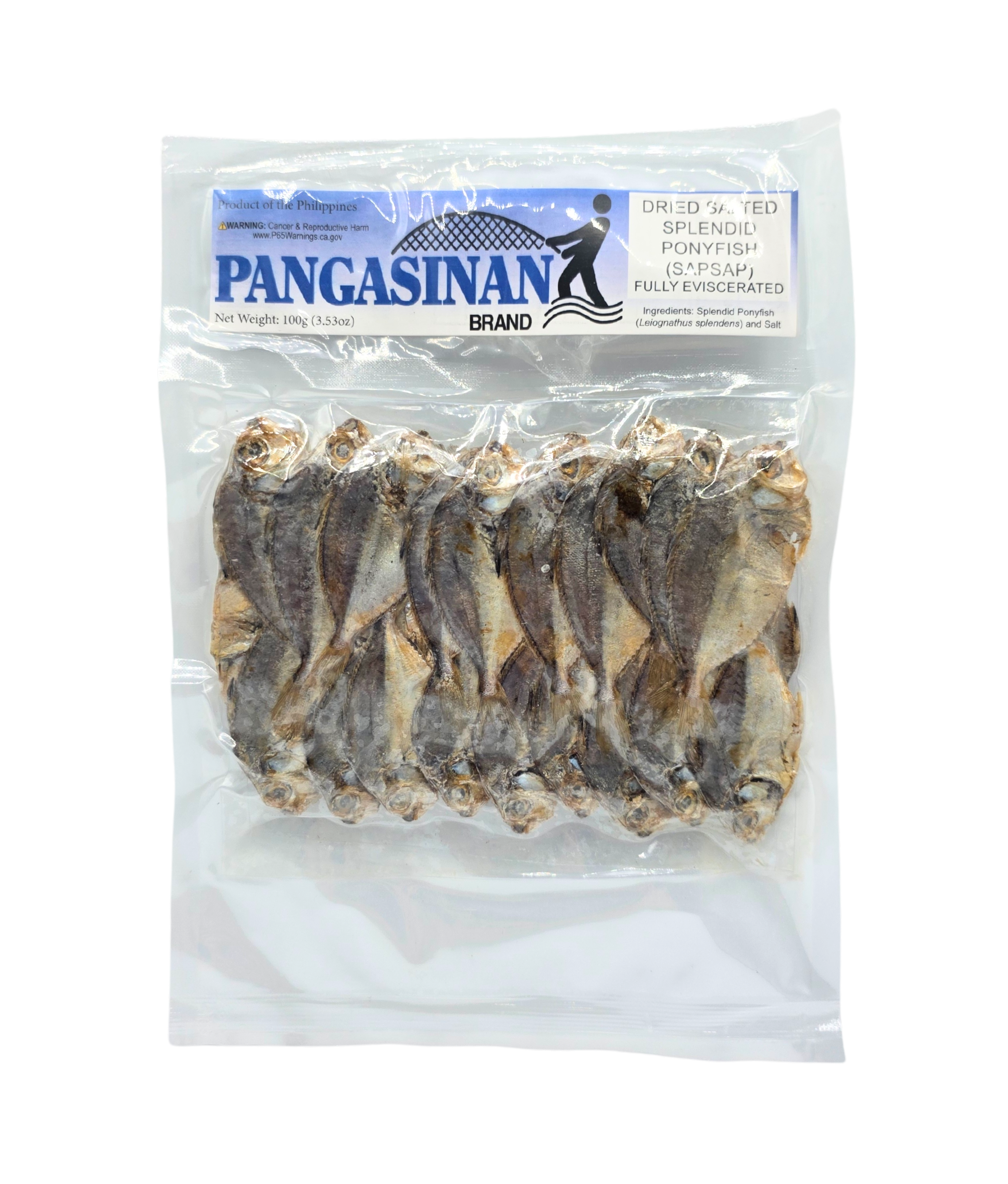 Pangasinan Brand Dried Salted Splendid Ponyfish (Sap Sap) Fully Evisce ...