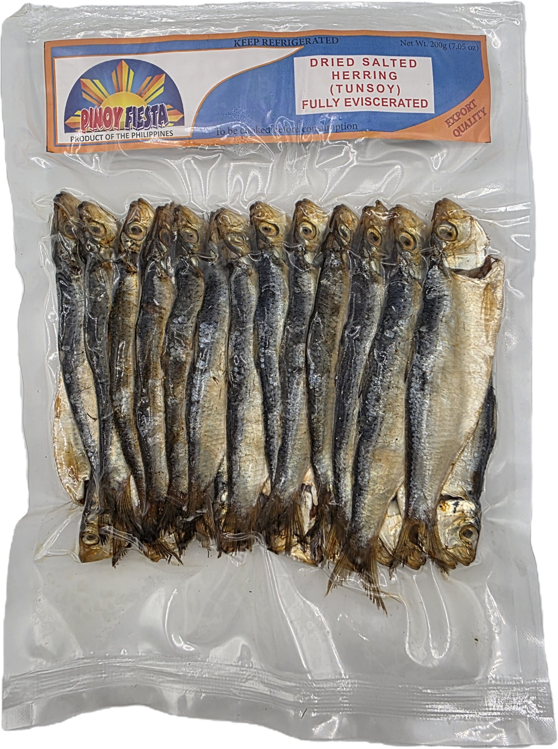 Pinoy Fiesta Dried Salted Herring (Tunsoy) Fully Eviscerated - 7.05 oz ...