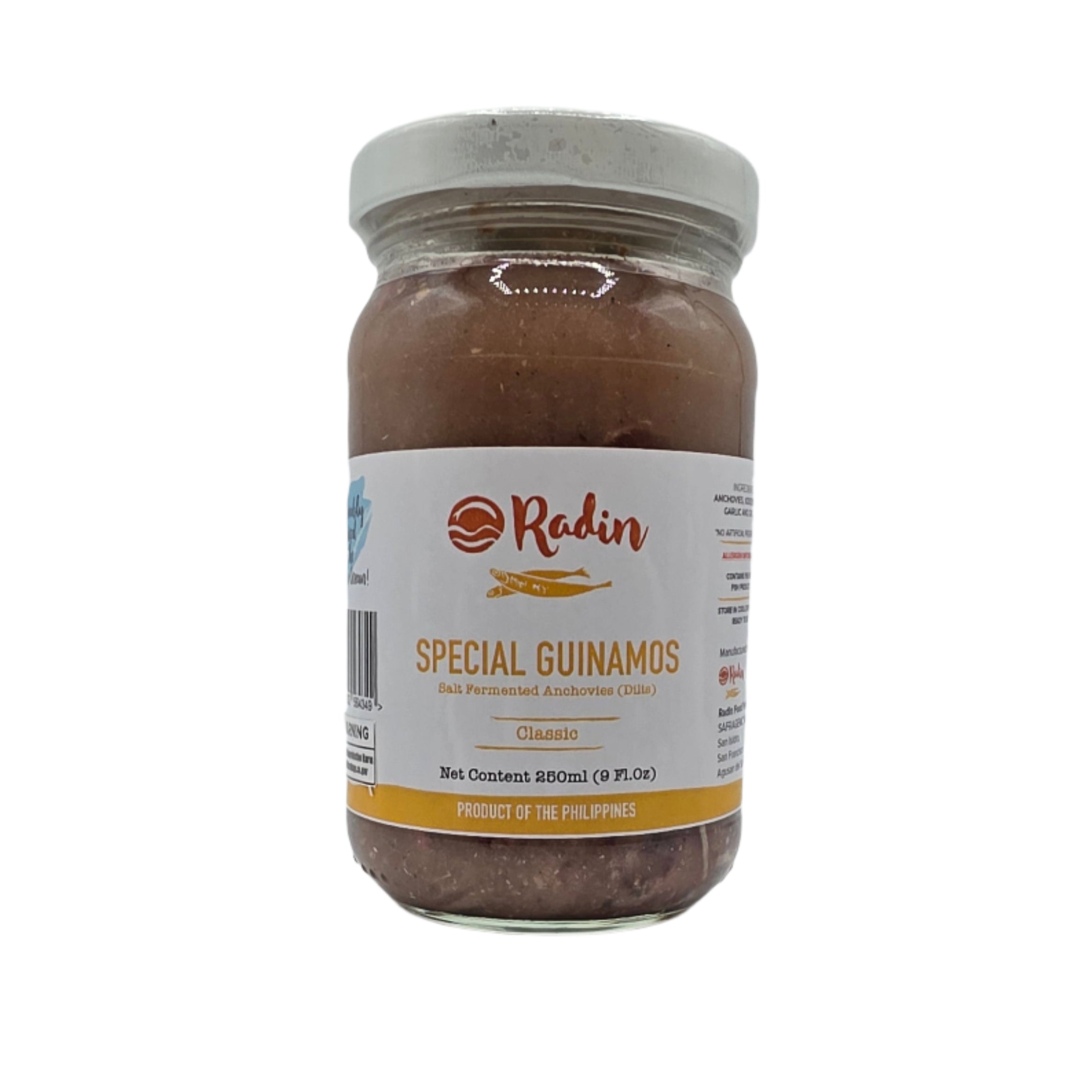 Radin Special Guinamos Classic Salt Fermented Anchovies (Dilis) - 250m ...