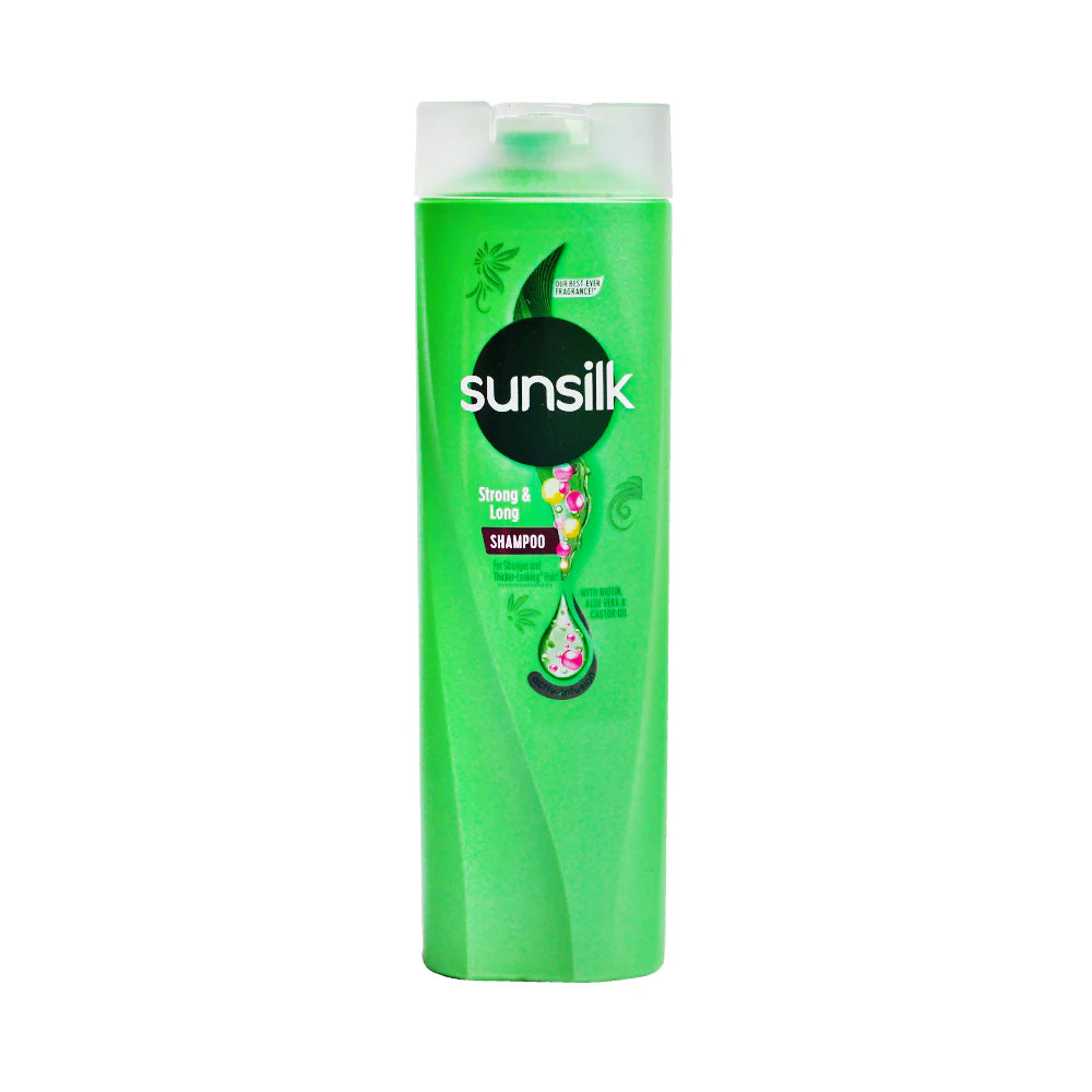 Sunsilk Strong & Long Shampoo (Green) - 180mL – Lili Mart