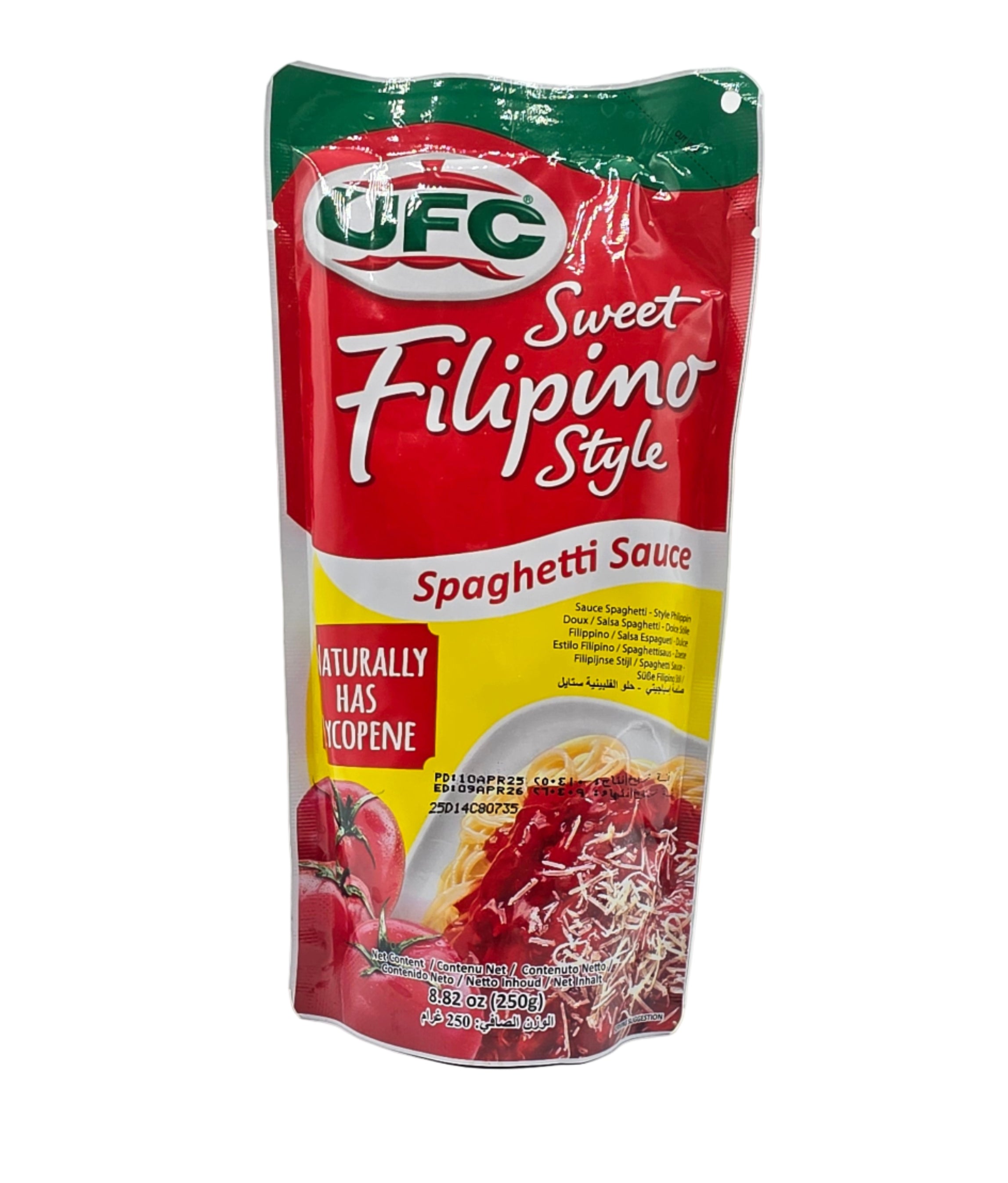 UFC Sweet Filipino Style Spaghetti Sauce - 250g – Lili Mart