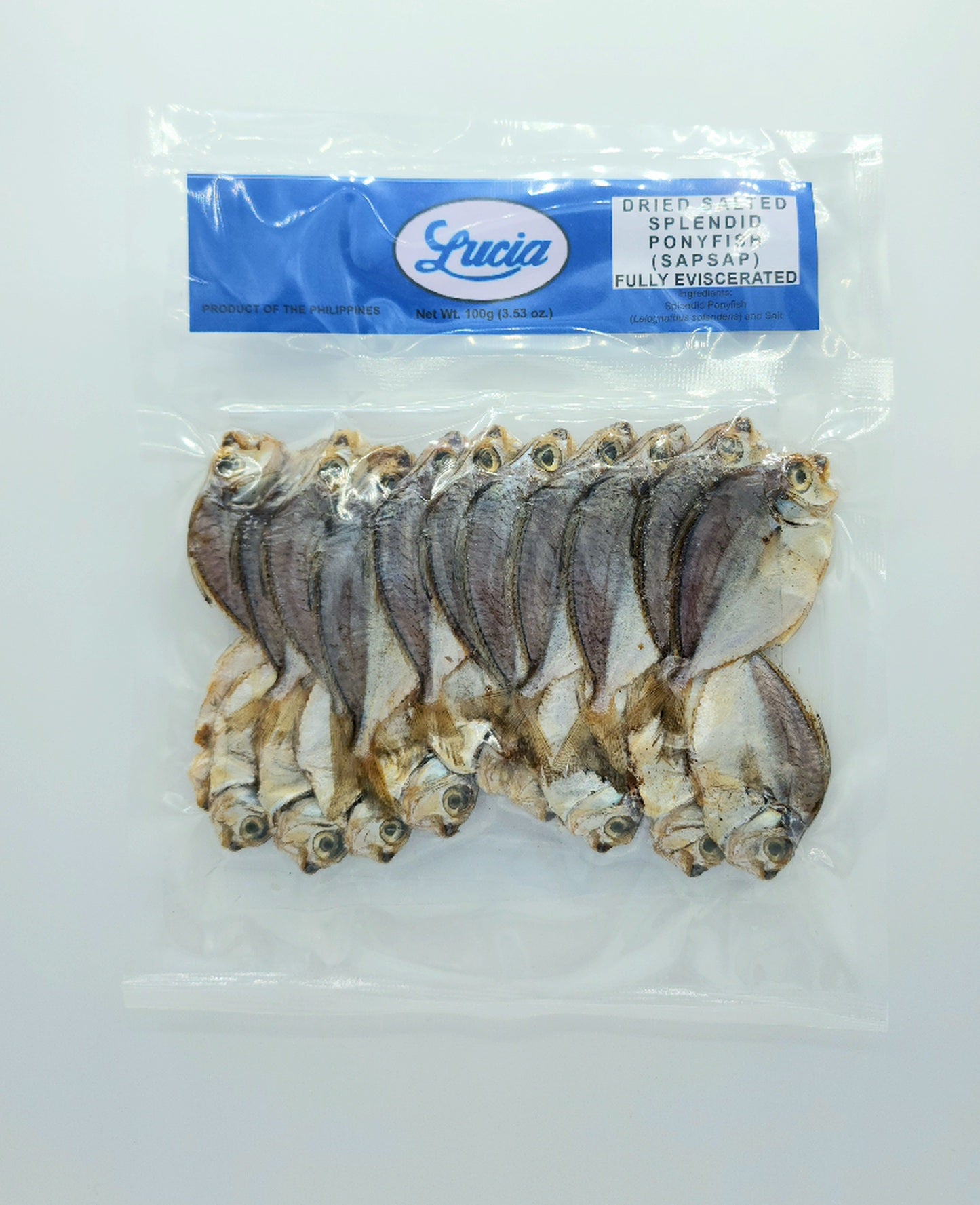 Lucia Dried Salted Splendid Ponyfish SAPSAP Fully Eviscerates - 4oz ...