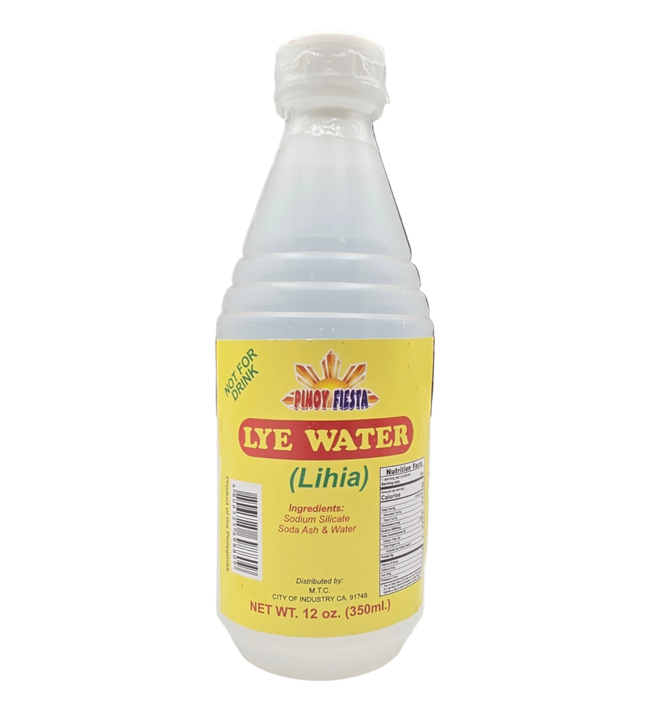 Pinoy Fiesta Lye Water (Lihia) - 12oz – Lili Mart